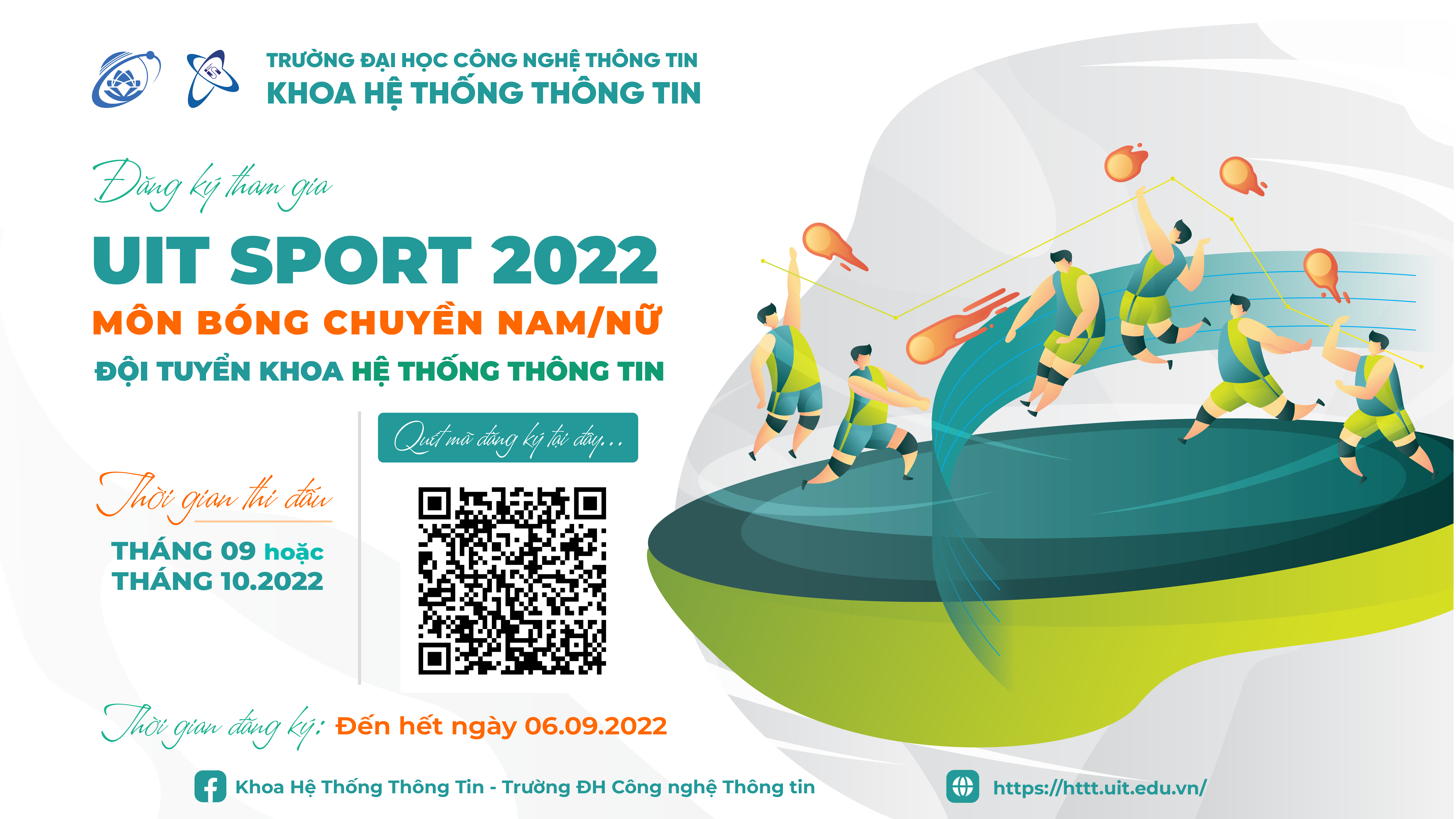 Đăng ký tham gia Đội tuyển Bóng chuyền Nam Nữ khoa Hệ thống Thông tin ...