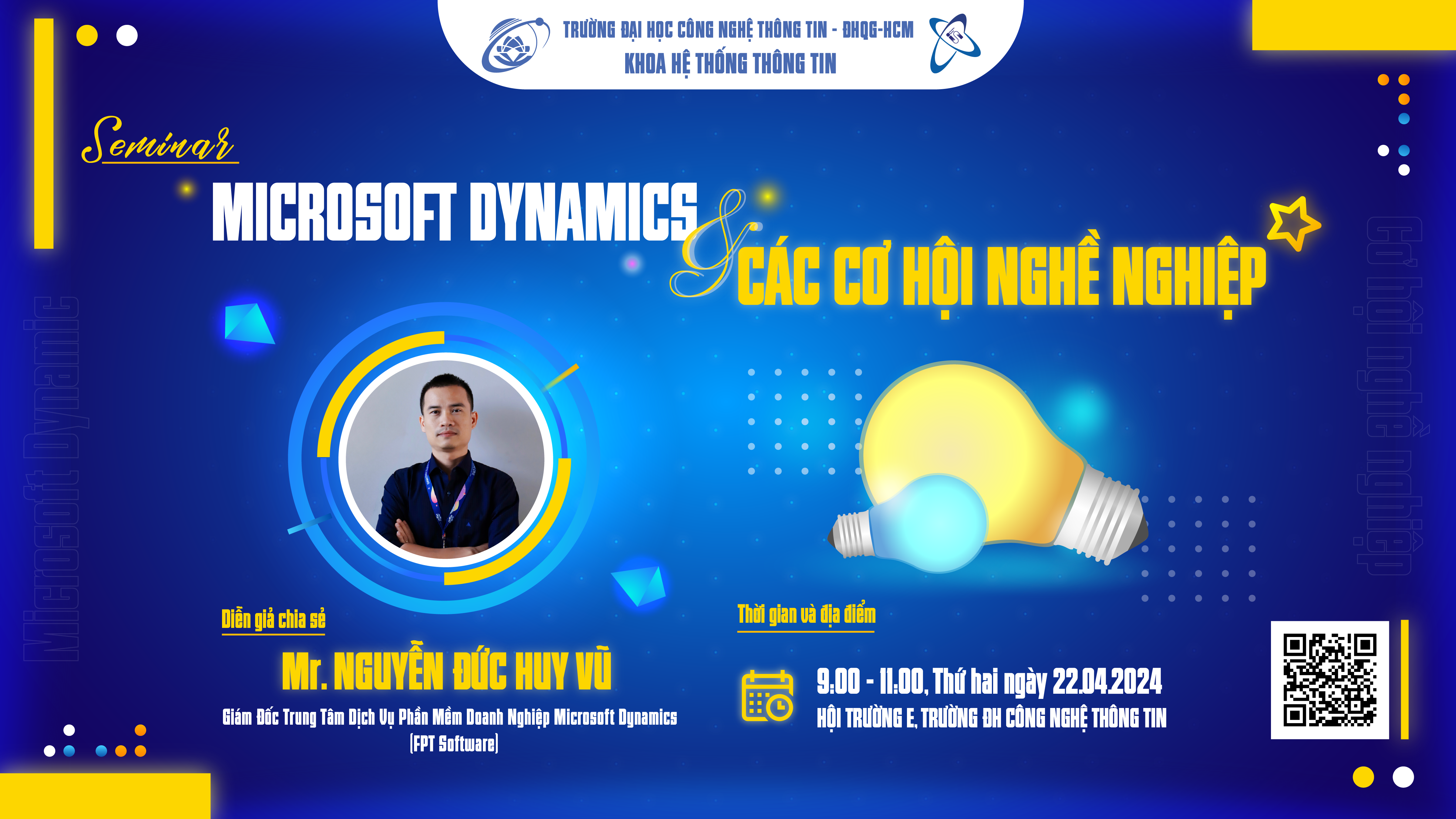 Seminar | Microsoft Dynamics và Các cơ hội nghề nghiệp | Khoa Hệ thống ...